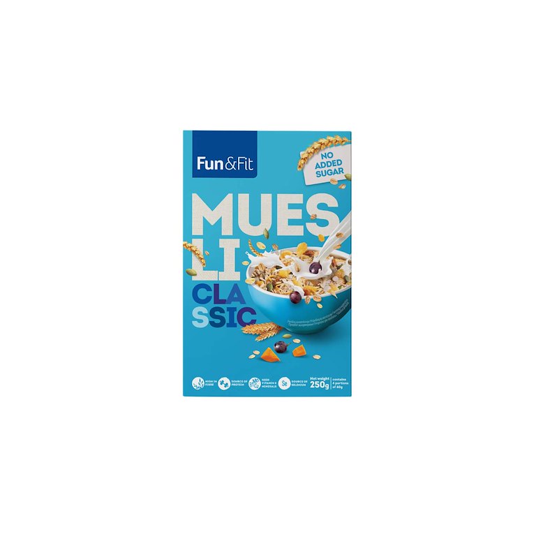 Fun & Fit musli klasik 250g