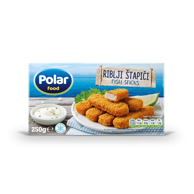 Polar food panirani riblji štapići 250g polar food