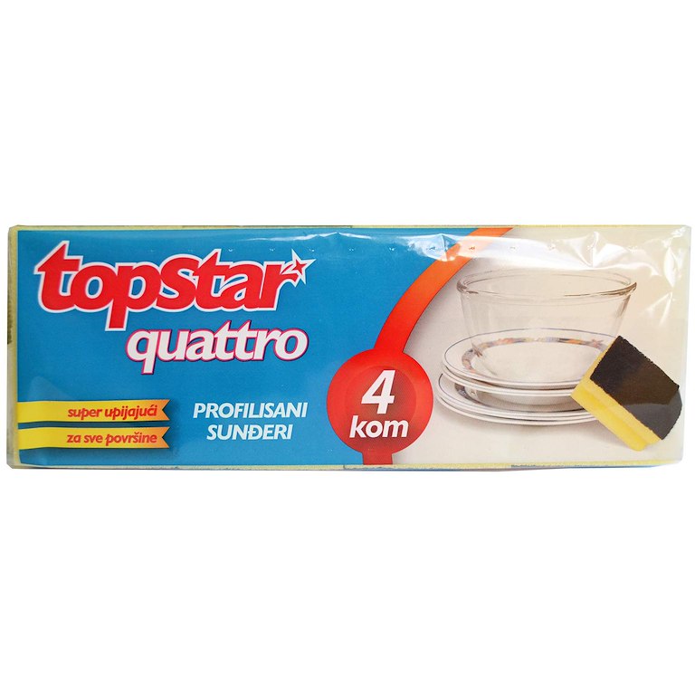 Top Star Quattro profilisani sunđer, 4 kom.