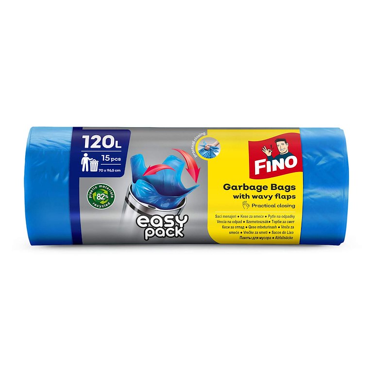 Fino kese za smeće easy-pack 120l 70x101 15/1