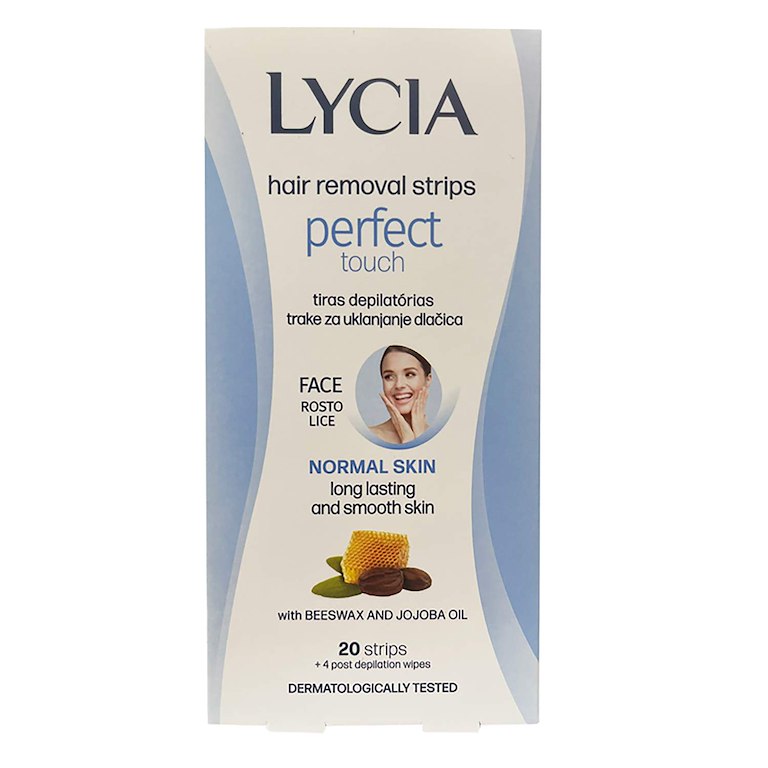 Lycia hair removal strips 20 stips+ 2 post removal wipes