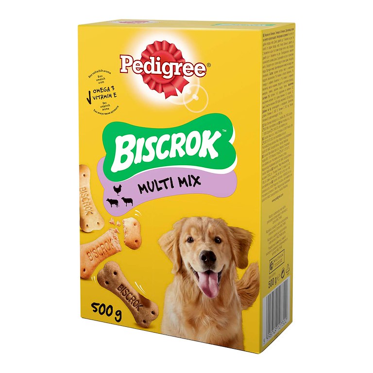 Pedigree biscrok original dodatna hrana za odrasle pse 500 g