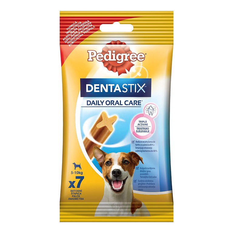 Pedigrie dentaastix-dodatna hrana za odrasle pse malih rasa i stence starije od 4 meseca 100 g
