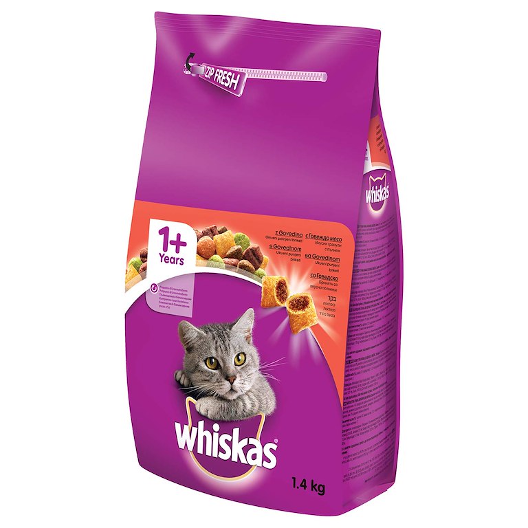 Whiskas hrana za mačke govedina 1.4kg