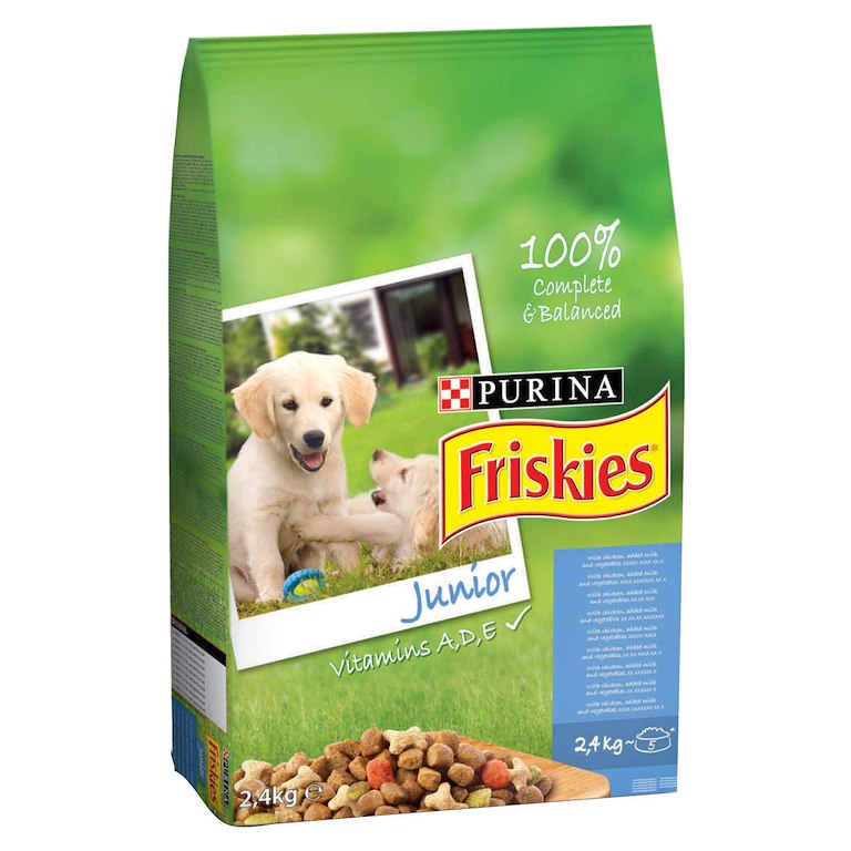 Purina Friskies junior hrana za pse 2,4 kg