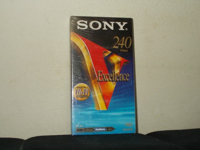 SONY VHS-C HG Excellence video kaseta  240 minuta