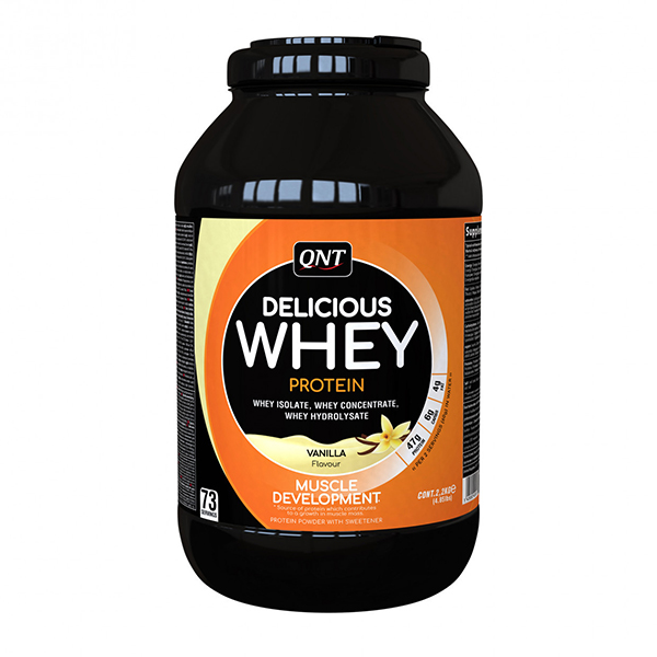 Delicious Whey Protein, 2,2kg Vanila QNT (Rasprodato!)