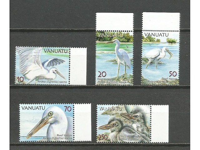 su Vanuatu 2007. Ptice,cista serija