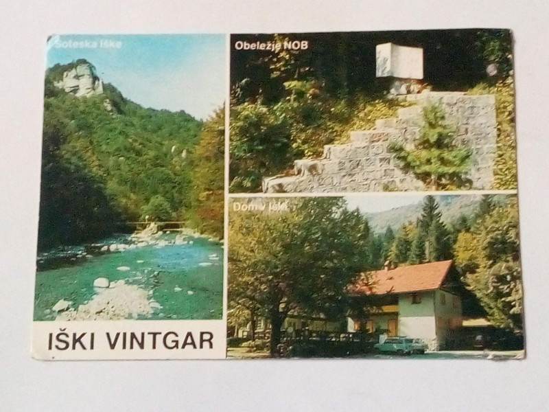 Iški Vintgar - Obeležje NOB - Soteska Iške -1986 Za N
