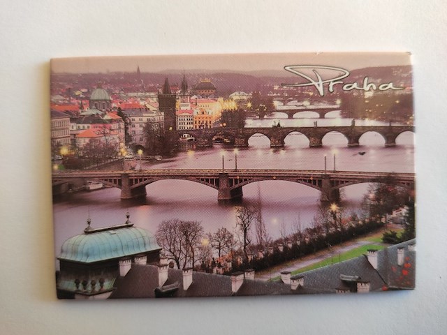 Magnet za frižider Prag Češka Republika mostovi