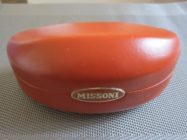 MISSONI - tvrda kožna futrola za naočare