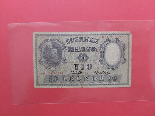 Svedska 10 kronor 1948