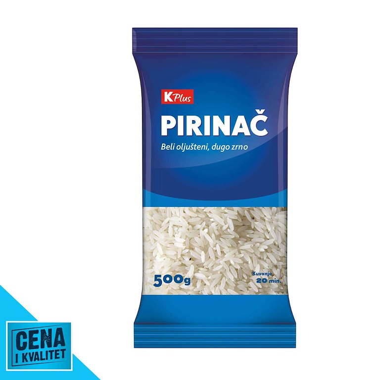 Pirinač K plus dugo zrno 500g