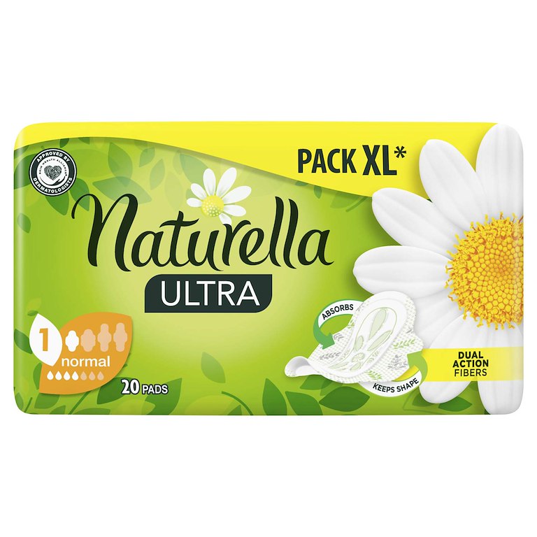 Naturella ultra Camomile Normal higijenski ulošci 20 komada