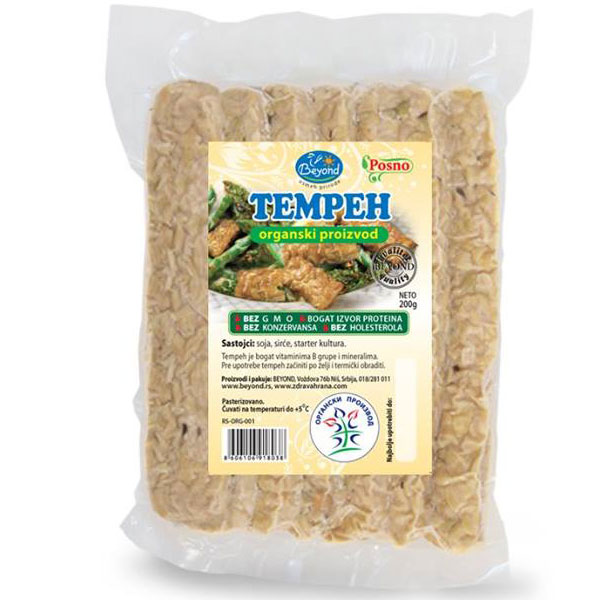 Tempeh sirovi sertifikovan organski