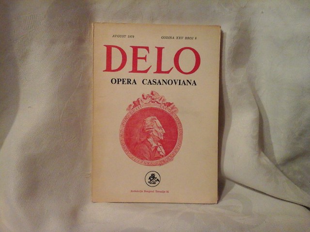 Delo avgust 1979 Opera Casanovina