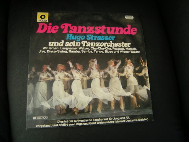 LP - HUGO STRASSER - DIE TANZSTUNDE - DUPLI ALBUM