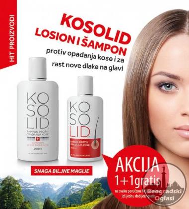 Kosolid Losion i Sampon protiv opadanja koseAKCIJA