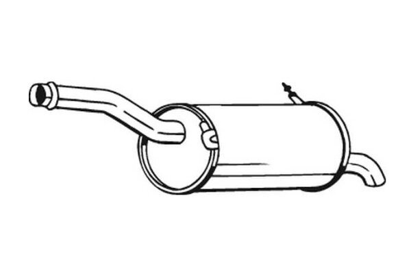 Izduvni lonac Citroën C4 Picasso 06-15, zadnji lonac