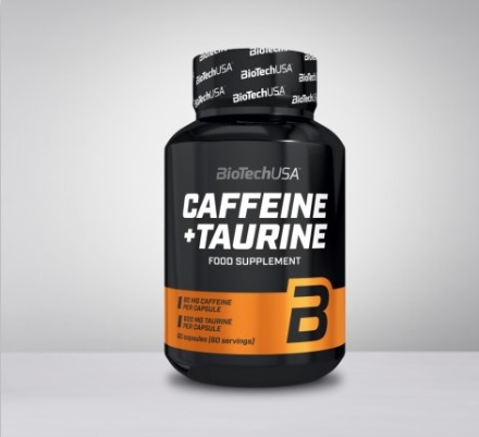 Caffeine + Taurine 60kap, BioTechUsa