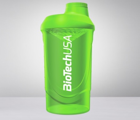 Shaker Wave 600ml, Zeleni BioTechUsa