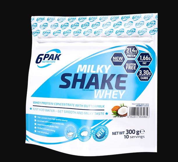 Milky Shake Whey 300g Jagoda 6PAK