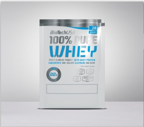 100% Pure Whey, 30g Lešnik, BioTechUsa