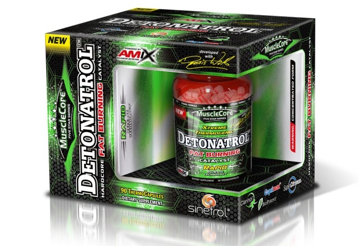 MuscleCore DW - Detonatrol Fat Burner 90kap Box Amix