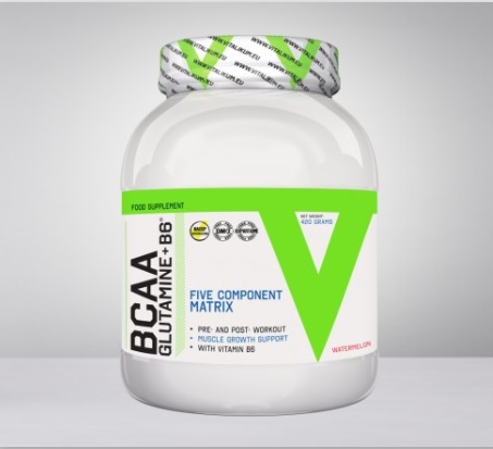 Vitalikum BCAA + Glutamine + B6, 420g Narandža