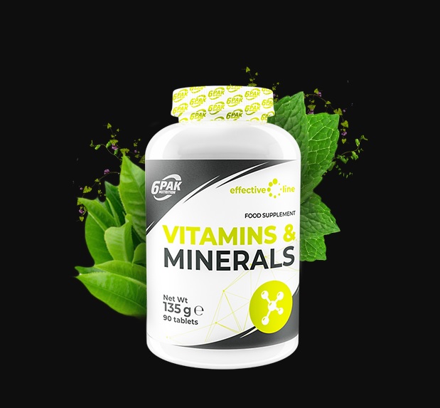 Vitamins & Minerals 90tab 6PAK