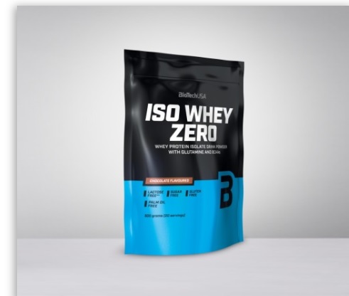 100% IsoWhey Zero, Čokolada, 500g, BioTechUsa