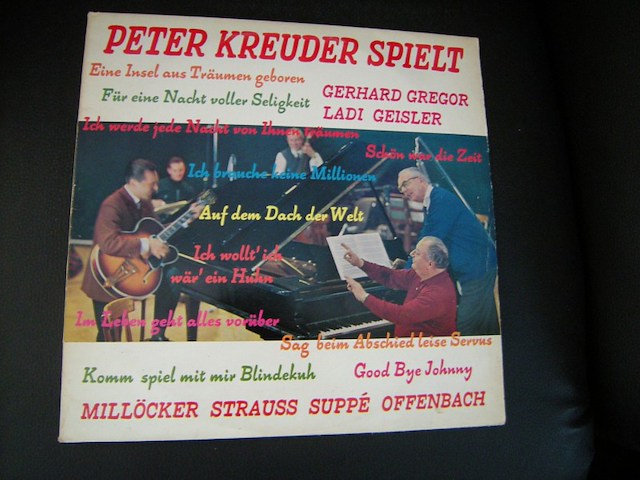 LP - PETER KREUDER - SPIELT