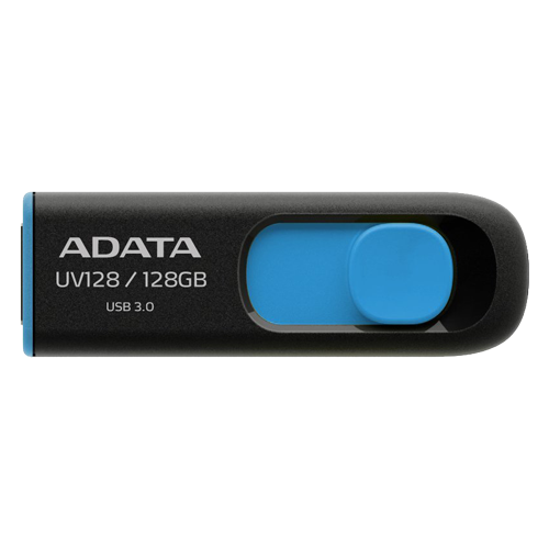 ADATA 128GB USB 3.0 UV128 (Crna/plava) - AUV128-128G-RBE USB 3.0, 128GB, Crna/plava