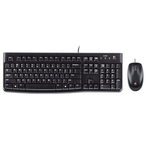 LOGITECH Žična tastatura i miš MK120 (Crna) 920-002549 USB, SRB (YU)