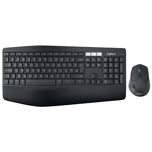 LOGITECH Bežična tastatura i miš MK850 PERFORMANCE (Crna) 920-008226 USB nano prijemnik / Bluetooth, Membranski tasteri, EN (US), Alkalna baterija