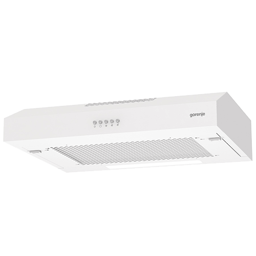 GORENJE Aspirator WHU629EW/S Standardni, Podugradni, Mehaničko (Dugmad), 59.6 cm