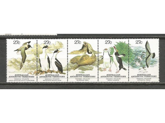 ab Australian Antarctic Territory 1983.Ptice,cista seri