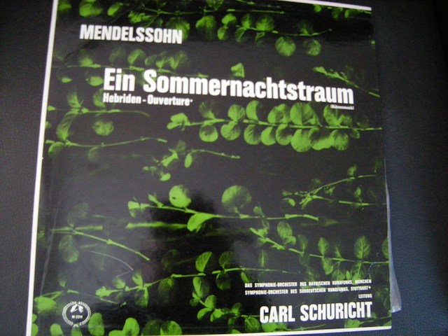 LP - MENDELLSOHN - EIN SOMMERNACHTSTRAUM