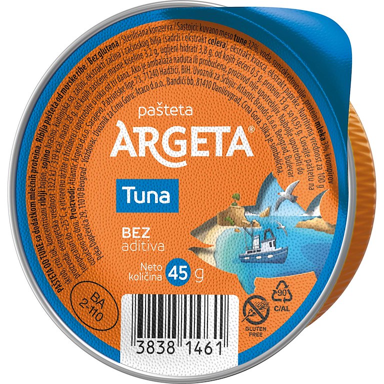 Argeta pašteta tuna 45g