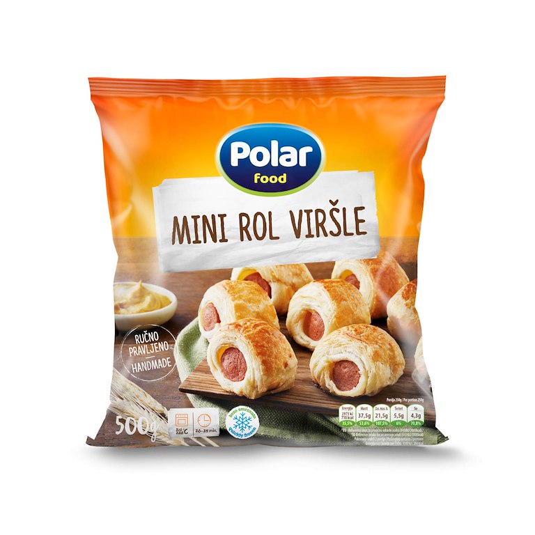 Polar food mini rol viršla 500g polar food