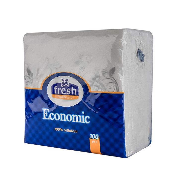 Fresh family care Economic papirne jednoslojne salvete 100 komada