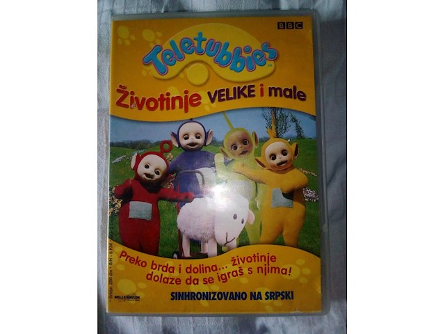 DVD CRTANI FILM - TELETABISI ZIVOTINJE VELIKE I MALE