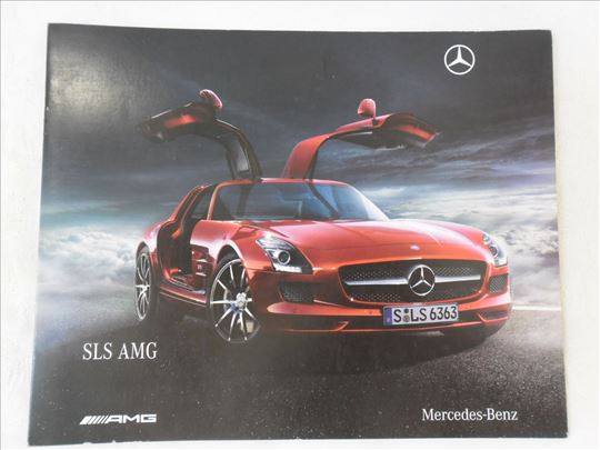 Prospekt Mercedes SLS Coupe AMG 8 str.nem.