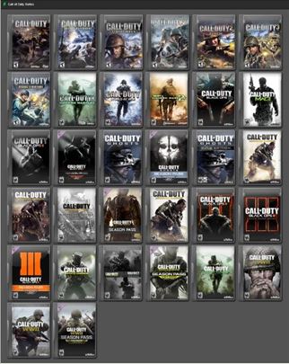 Call of Duty Kolekcija od 2003-2014 Igre za PC