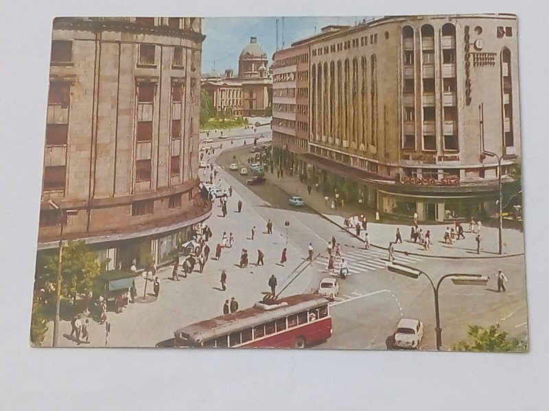 Beograd - Terazije - Putovala 1966.g za Bačku Palanku