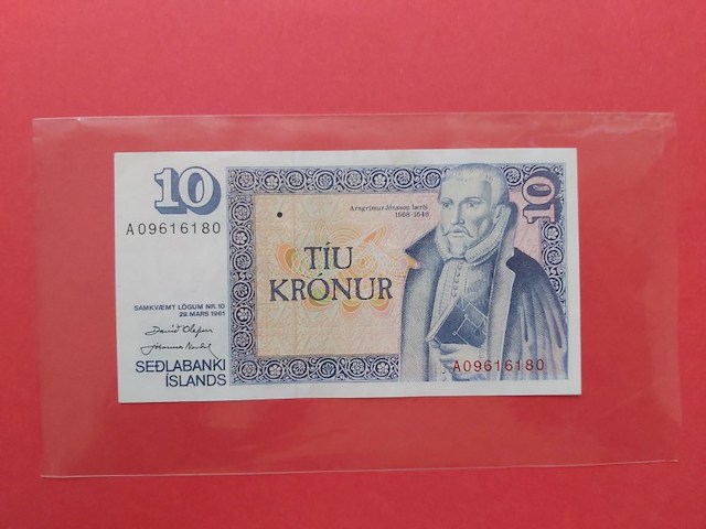 Island 5 kronur 1961 UNC