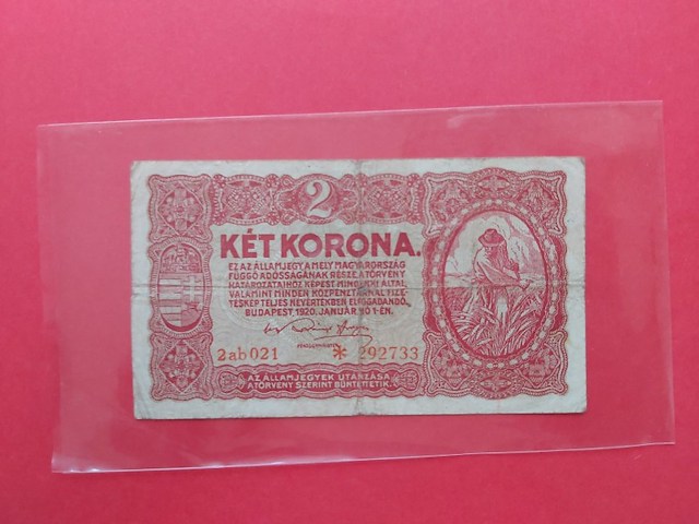 Madjarska 2 korone 1920