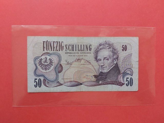 Austrija 50 schilling 1970