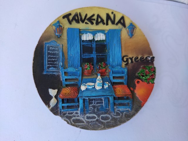 Magnet za frižider Grčka taverna restoran