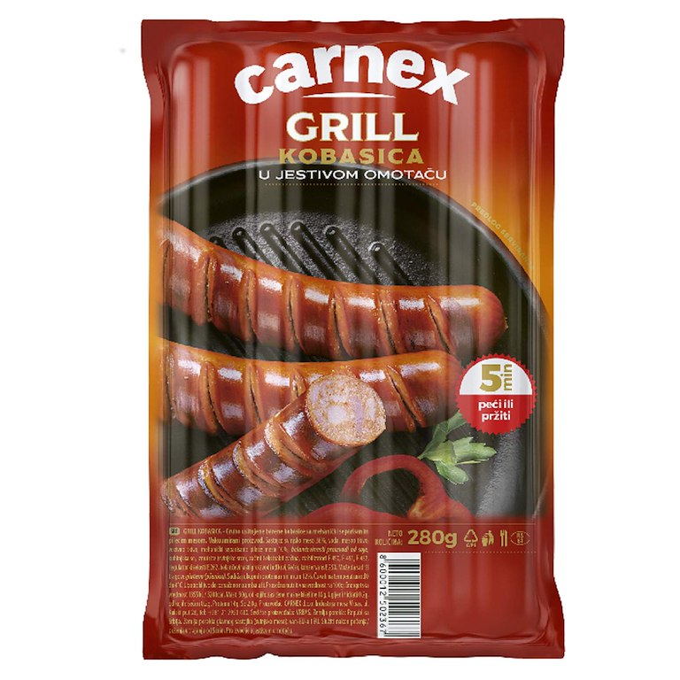 Carnex grill kobasica 280g